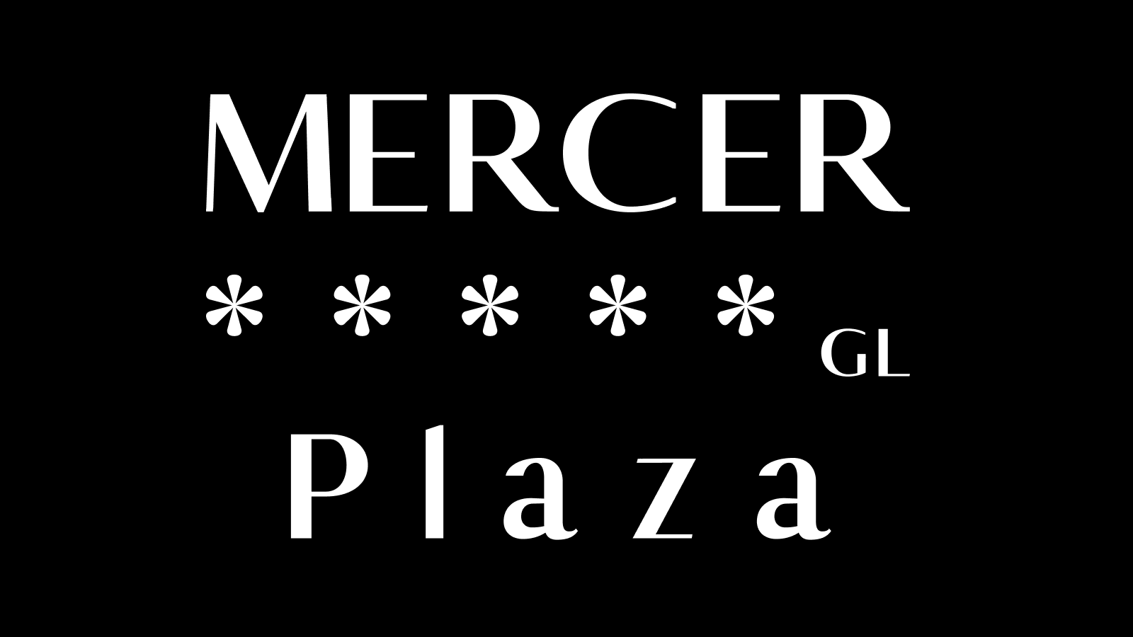 Mercer Hotel Logo THE MERCER HOTEL 5⋆